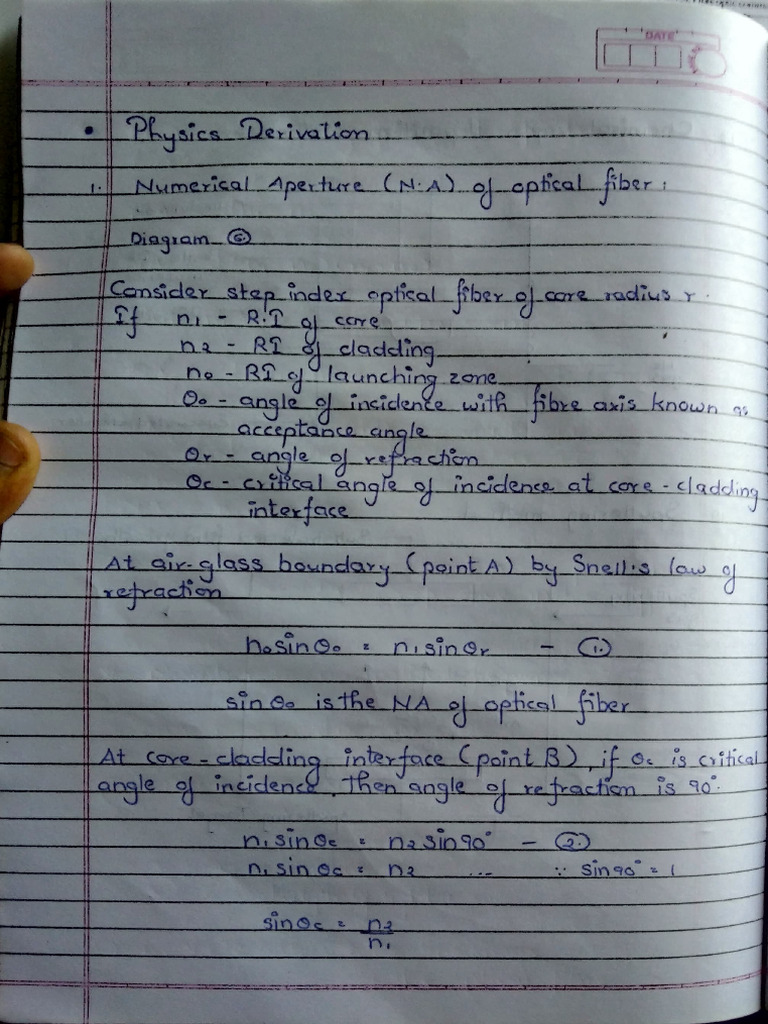 Physics Derivations | PDF