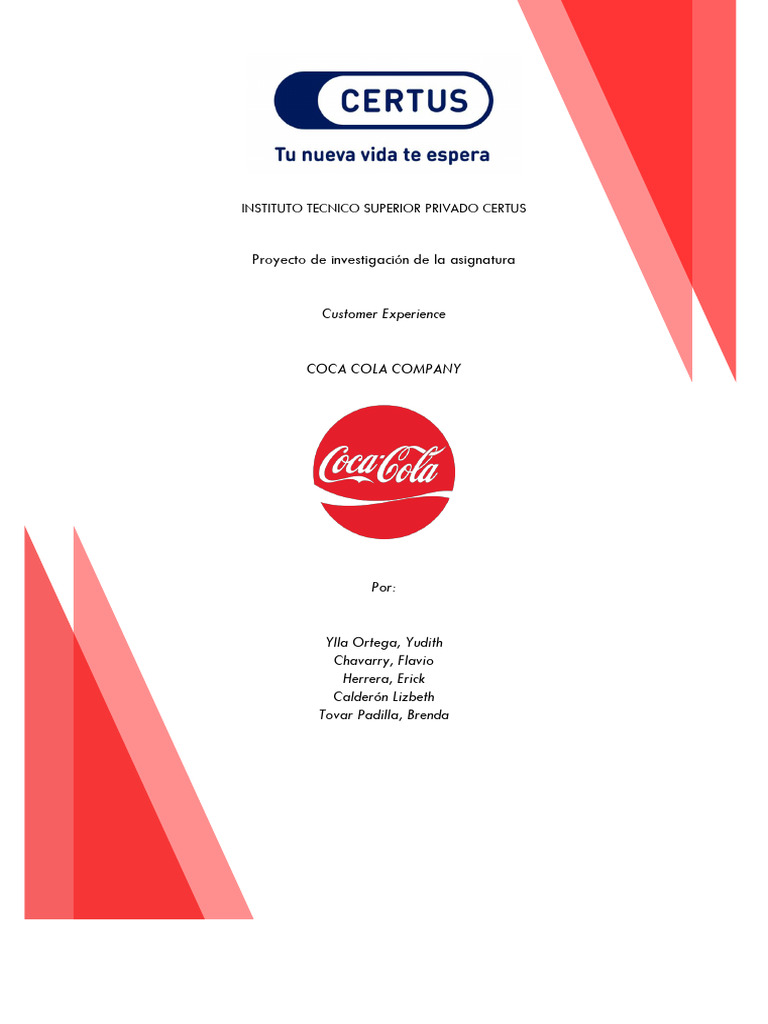 GRUPO2 - Informe Evidencia2 - Evaluación AA2 | PDF | Coca Cola | Business
