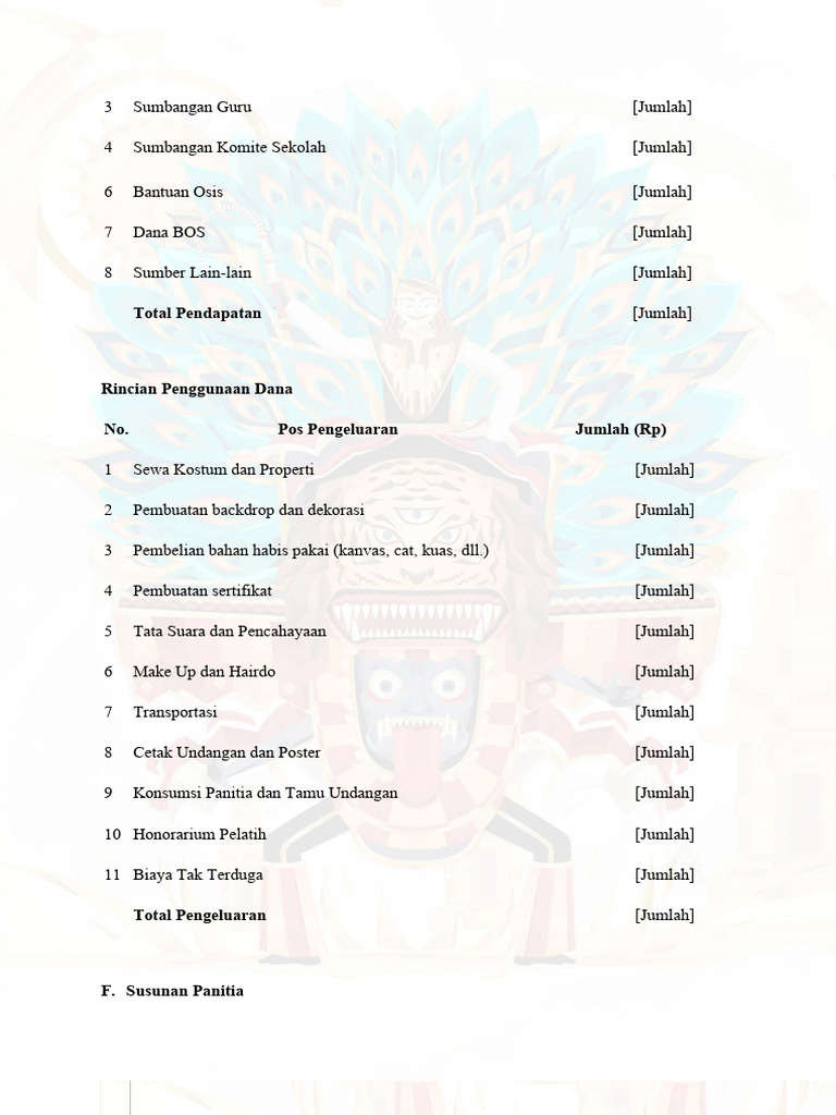 Proposal - Kegiatan - Pameran - Seni - Rupa Page3 | PDF