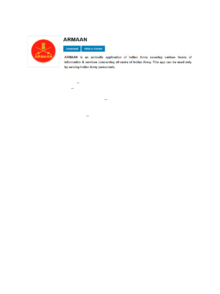 Armaan App | PDF