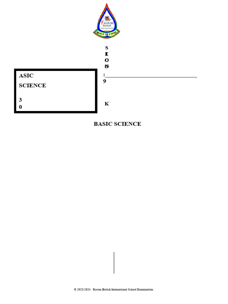 Basic Science Yr 9 | PDF