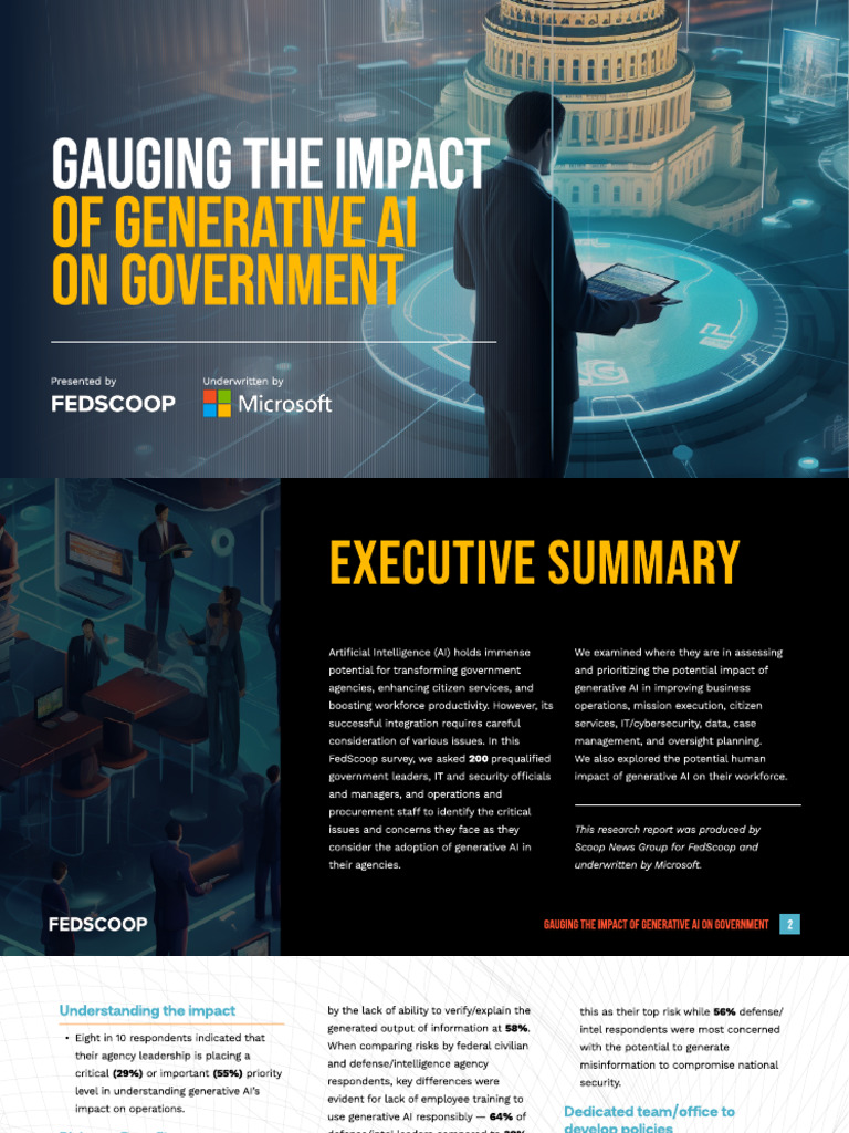 Gauging The Inpact of Generative AI On Government | PDF | Artificial ...