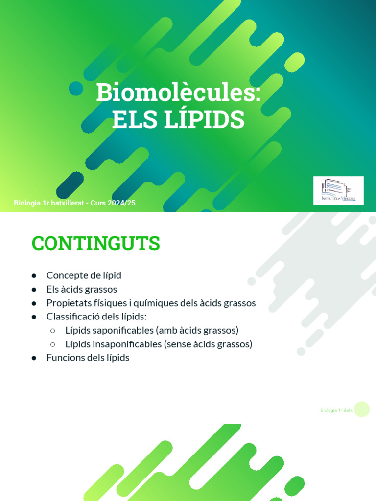 3. Biomolècules_ LÍPIDS | PDF