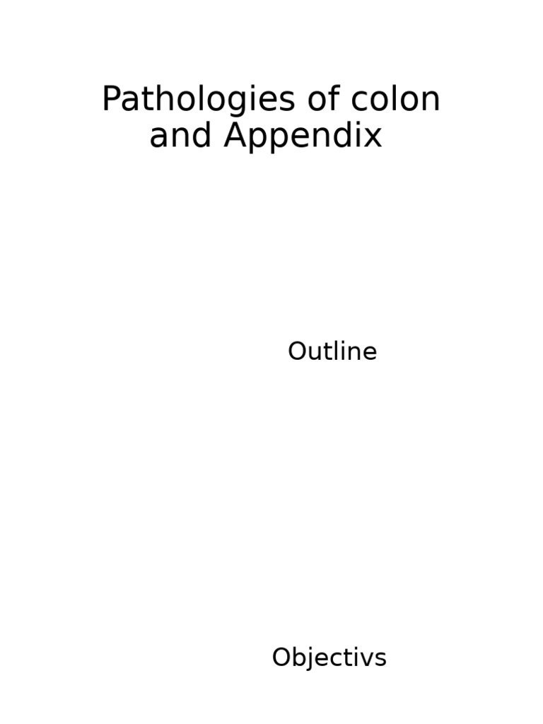 Pathologies of Colon and Appendix (2) | PDF | Adenoma | Colorectal Cancer