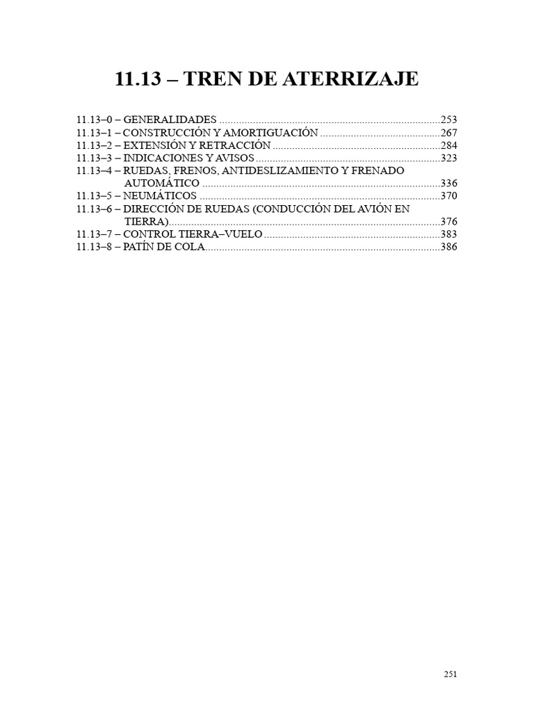 3 Tren de Aterrizaje. Ata 52 Completo | PDF | Tren de aterrizaje | Avión