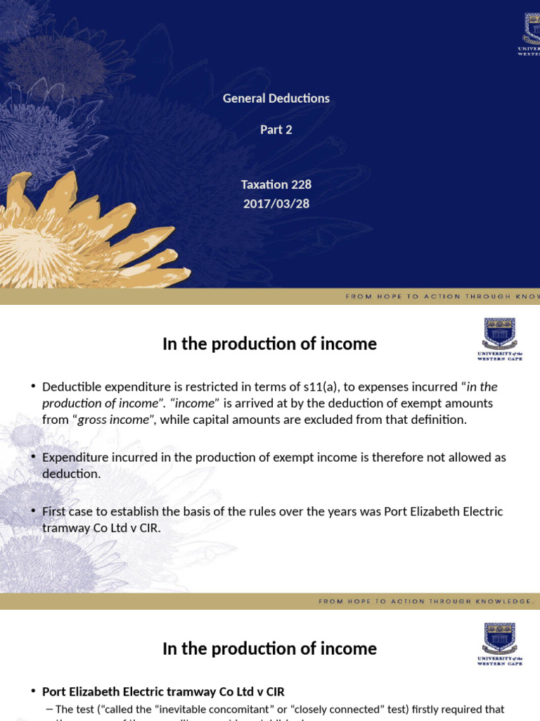 Understanding Tax Deductions for Income | PDF | Expense | Tax Deduction