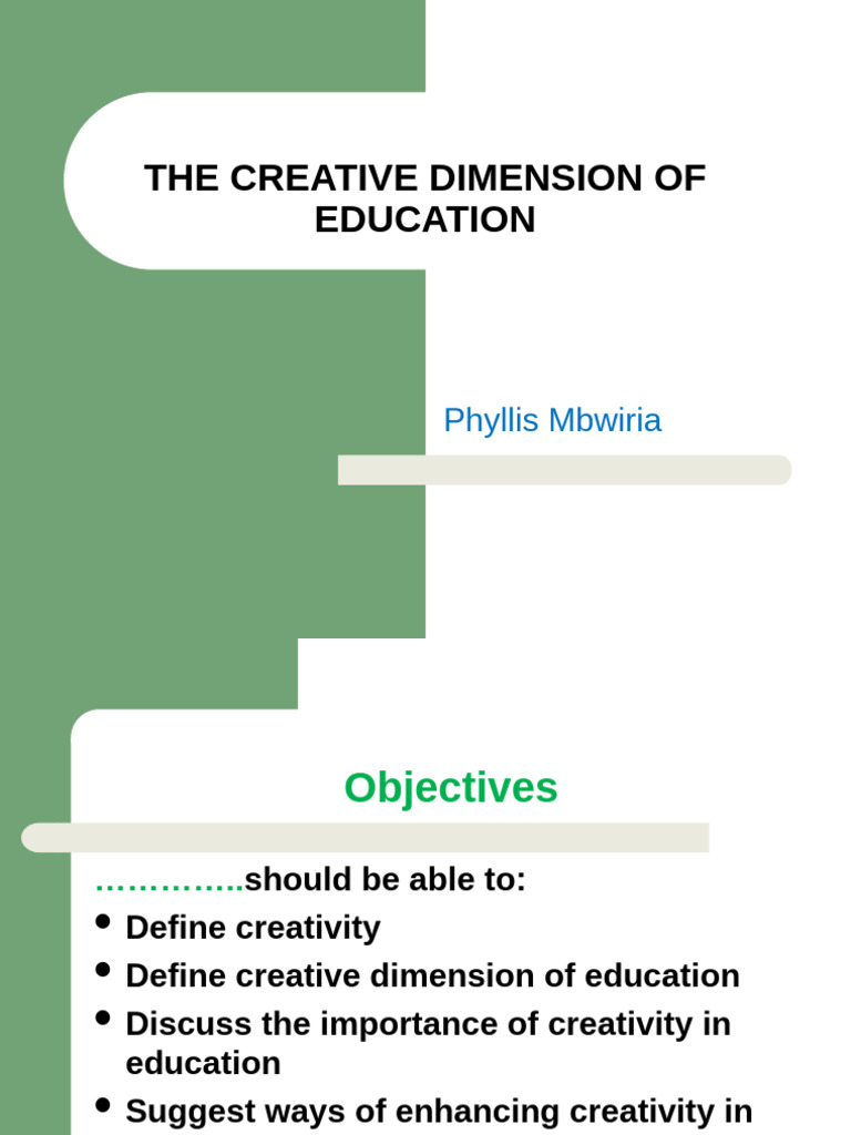 Creativity (Slides) Slides | PDF | Creativity | Learning