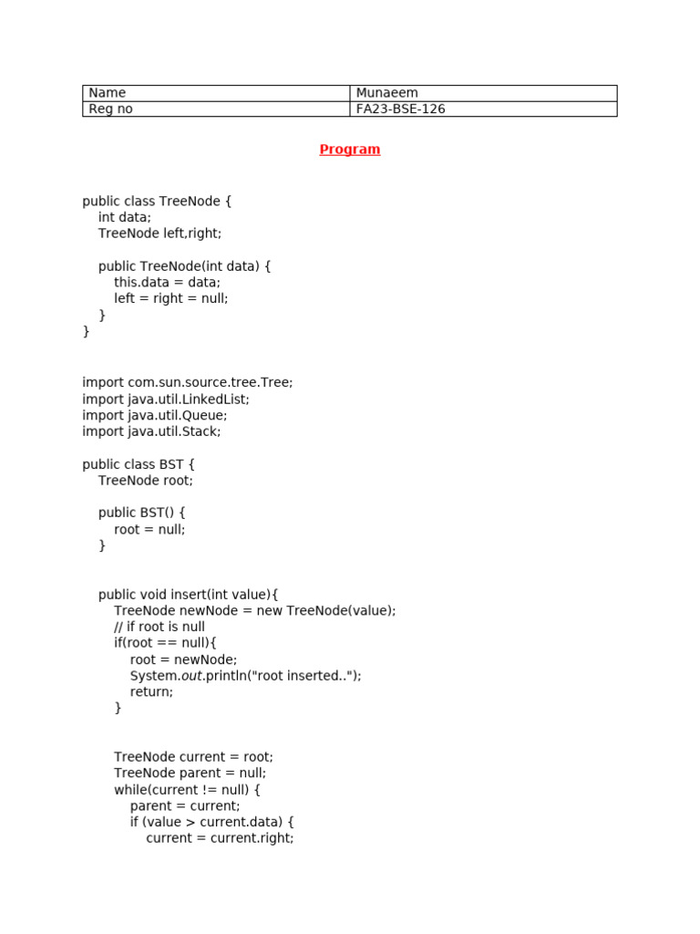 Fa23 Bse 126 Dsa Lab Assignment Pdf Algorithms Computer Programming