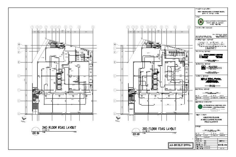 Ece-04 Fdas 2nd-3rd-As-Built | PDF