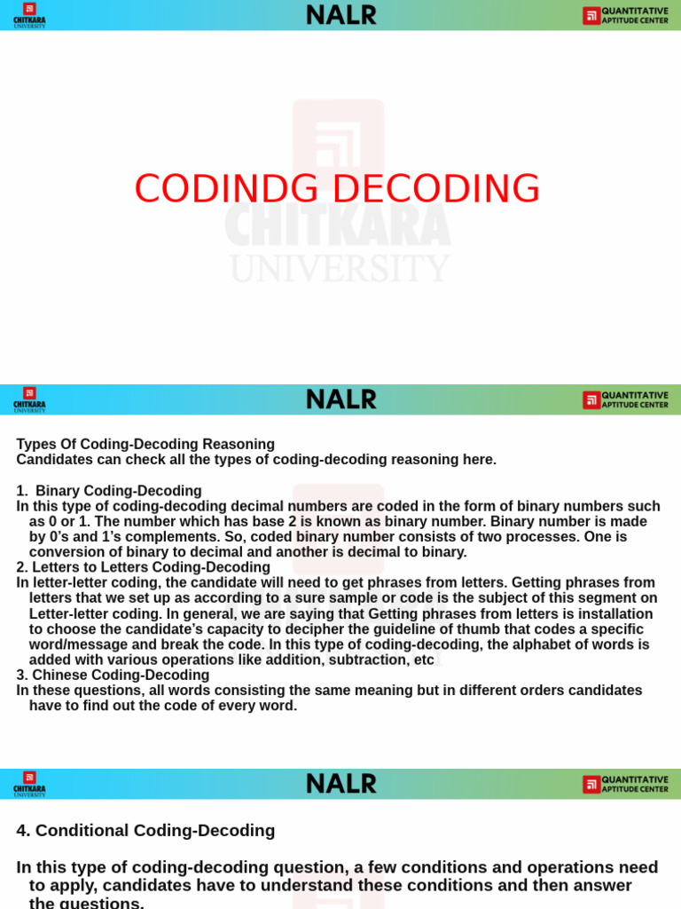 3.Coding Decoding Parveen | PDF | Consonant | Vowel