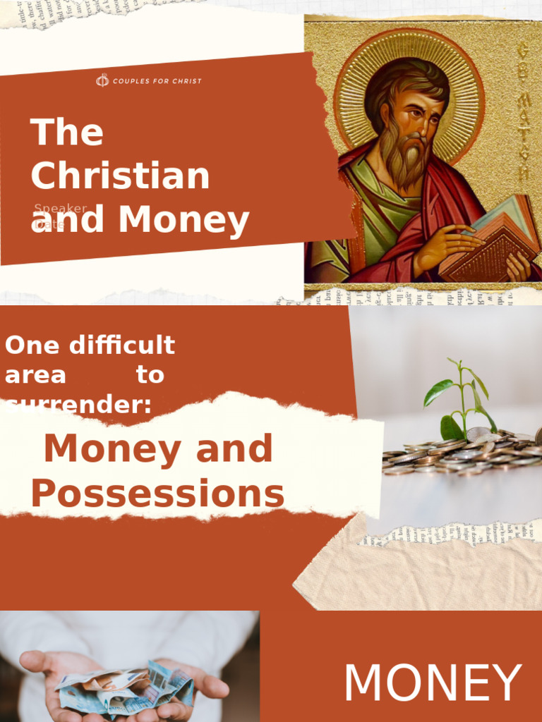 FCL Talk 9 The Christian and Money | PDF | Abrahamic Religions | Religious Belief And Doctrine