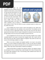 Reading Comprehension - Absolute Location | PDF | Longitude | Equator