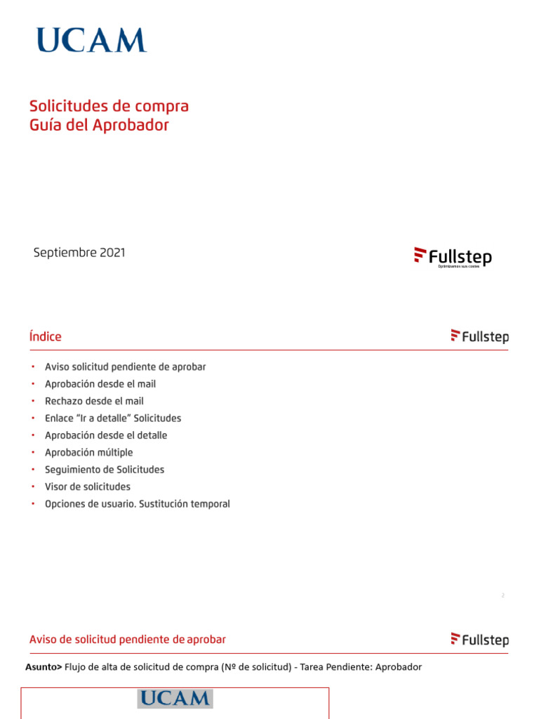 _Guia_del_Aprobador Fullstep | PDF