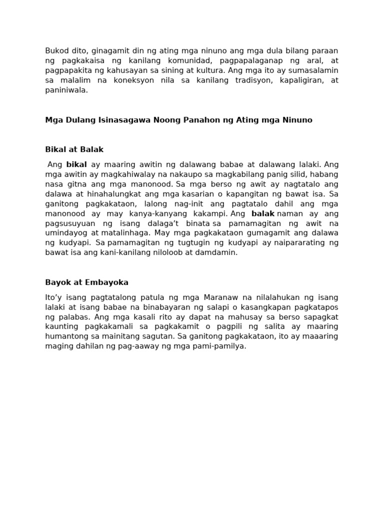 Bayok | PDF