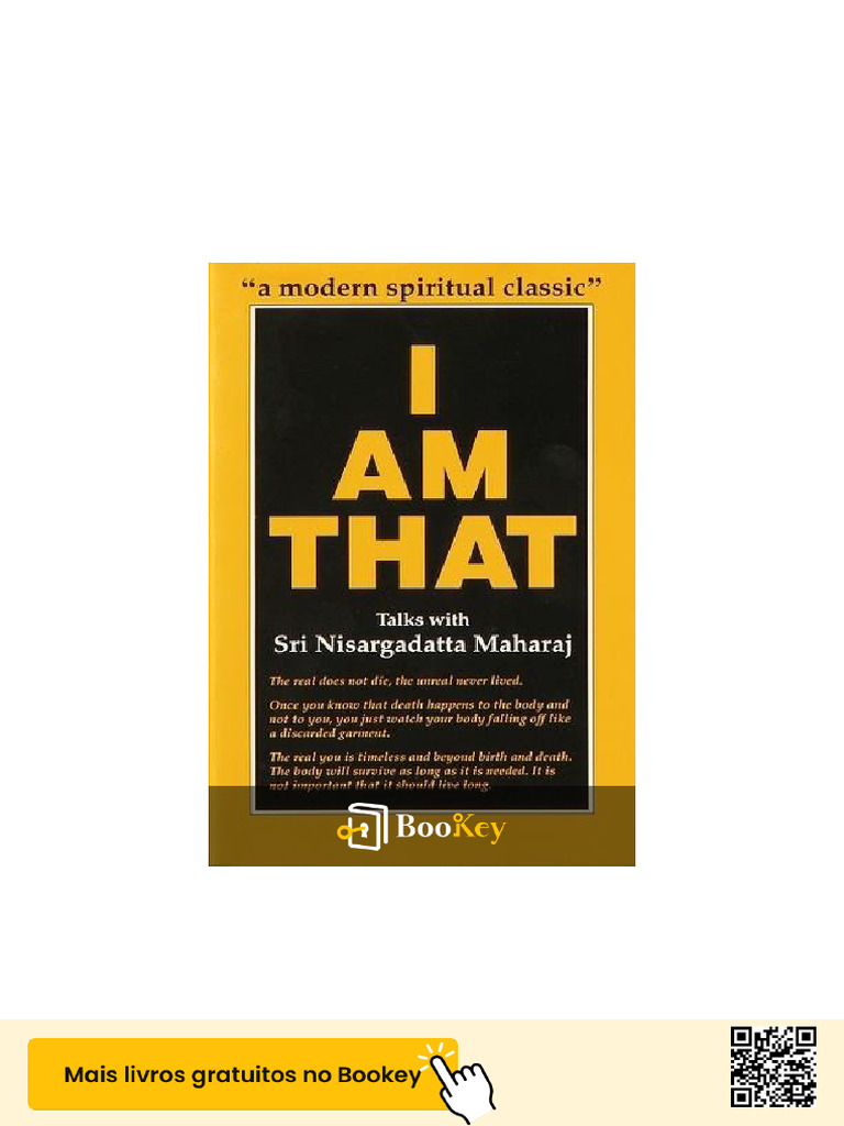 Eu Sou Isso PDF | PDF | Experiência | Consciência