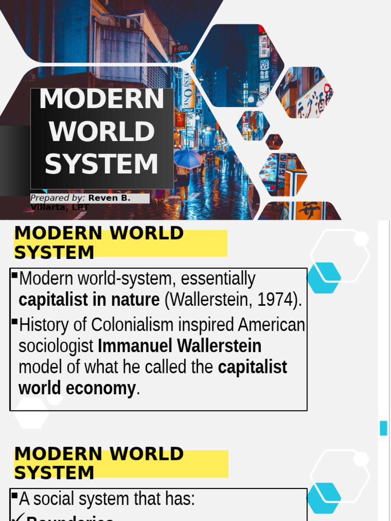 Lesson 2 Modern World System | PDF