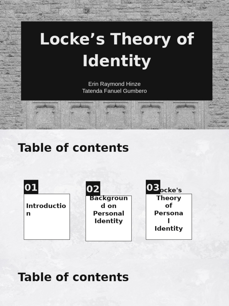 Locke's Personal Identity Theory Explained | PDF | Self | Consciousness