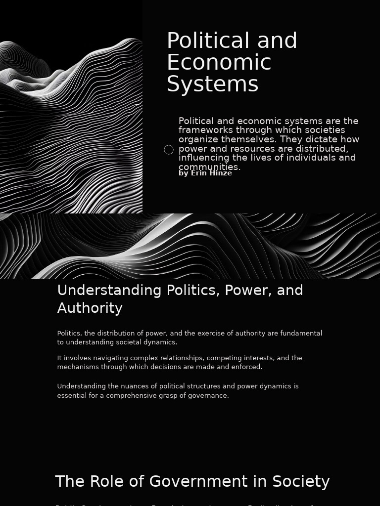 Understanding Political and Economic Systems | PDF | Institution ...