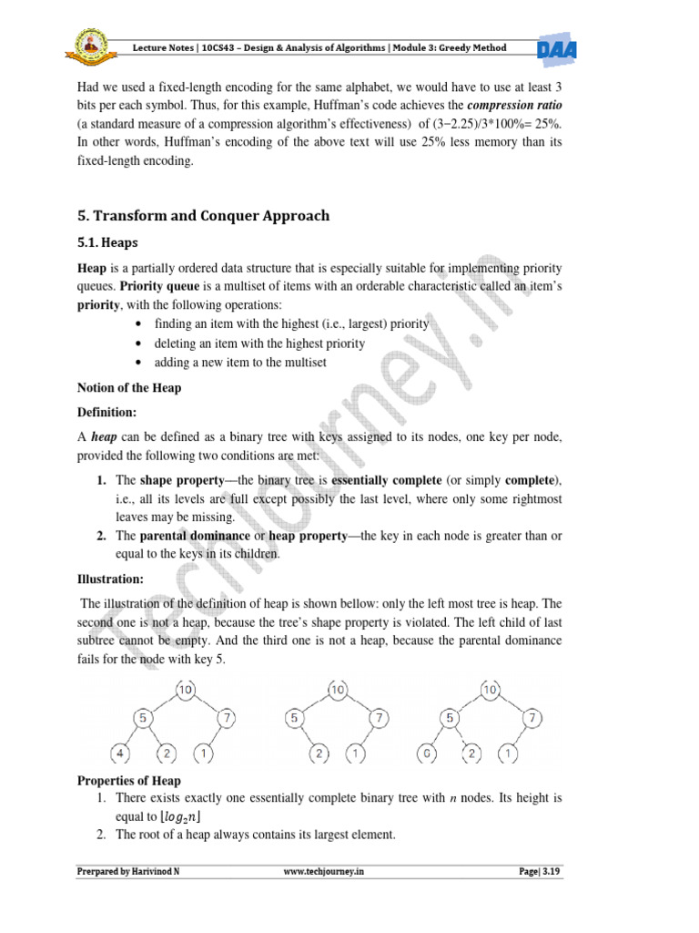 Ada Notes Mod 3 | PDF | Algorithms | Theoretical Computer Science