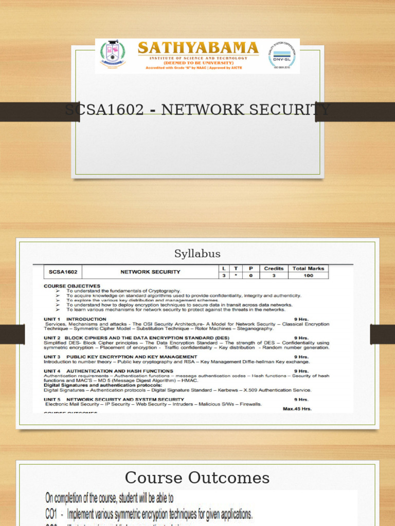 Unit 1-NETWORK Security | PDF | Cryptanalysis | Cryptography