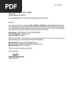 Authorization Letter - Docx BDO Check | PDF