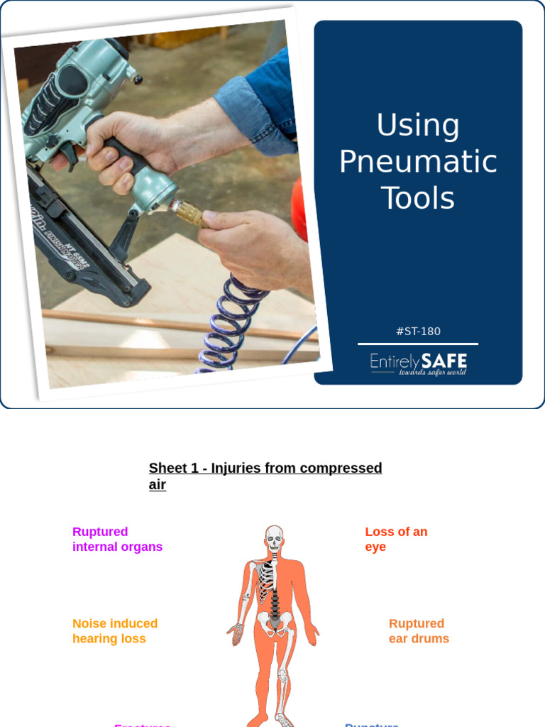 Pneumatic Tools Safety Guidelines | PDF | Personal Protective Equipment ...