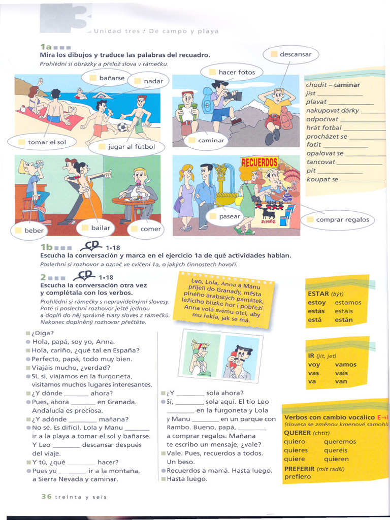 Aventura3 Lekce | PDF