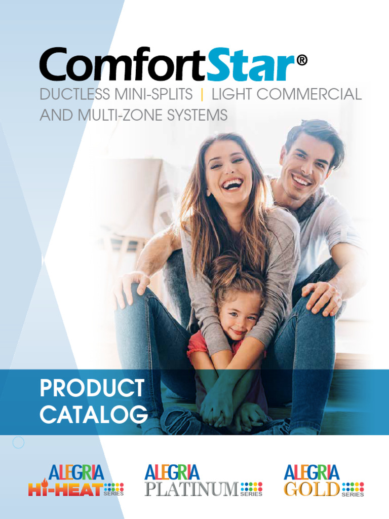 Comfortstar Catalog | PDF | Air Conditioning | Heat Pump