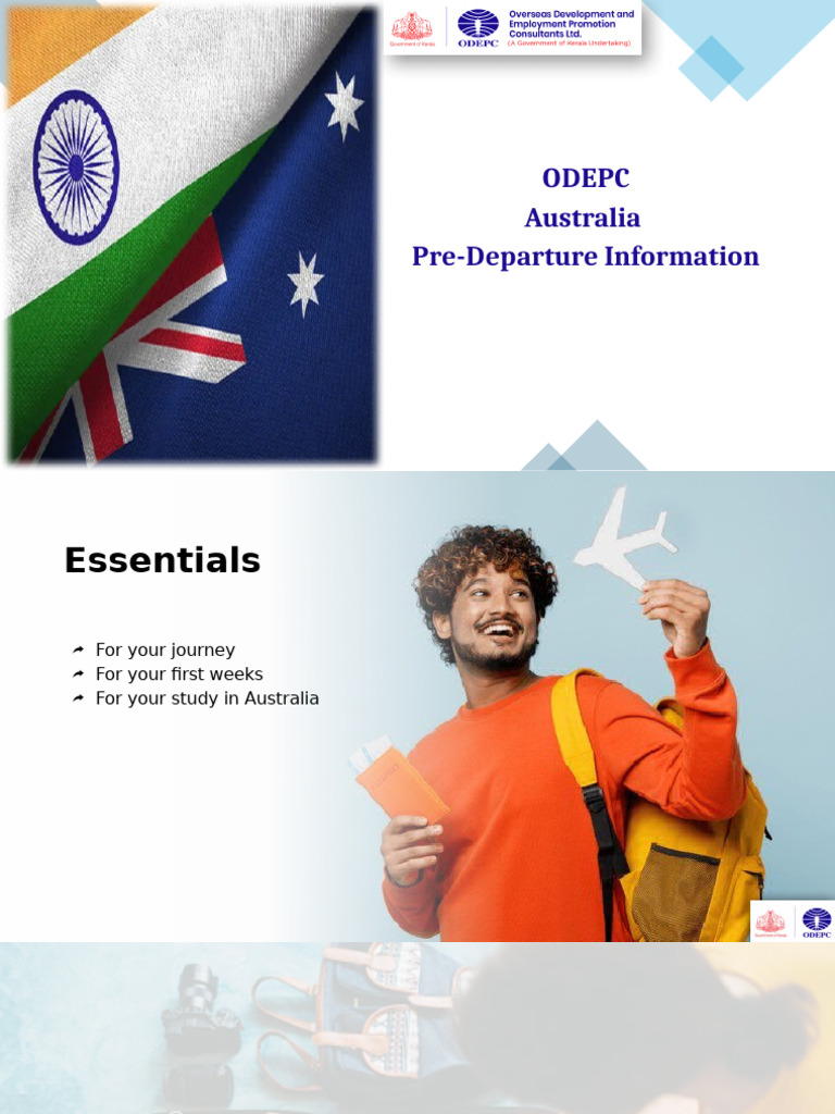 Odepc Aus Pre-Dep Info | PDF | Taxes