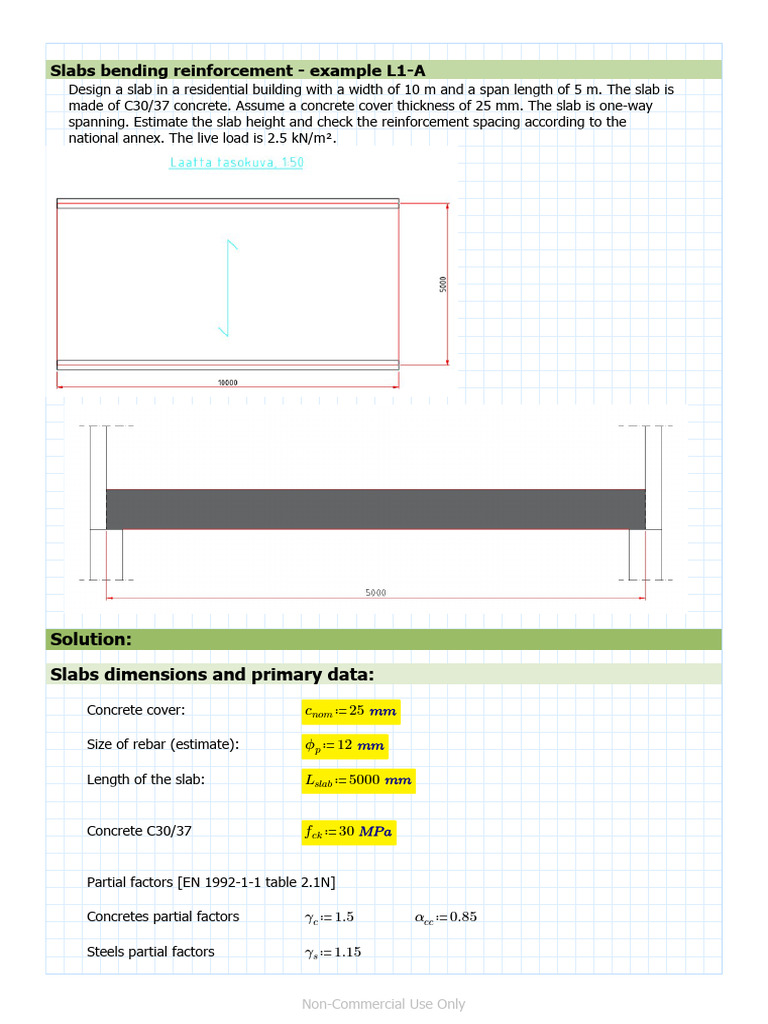 L1-A-Slabs Bending Reinforcement | PDF | Applied And Interdisciplinary ...