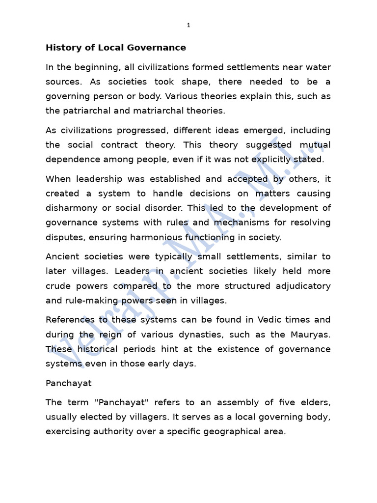 Local Governance - COMPILATION | PDF | British Raj | Governance