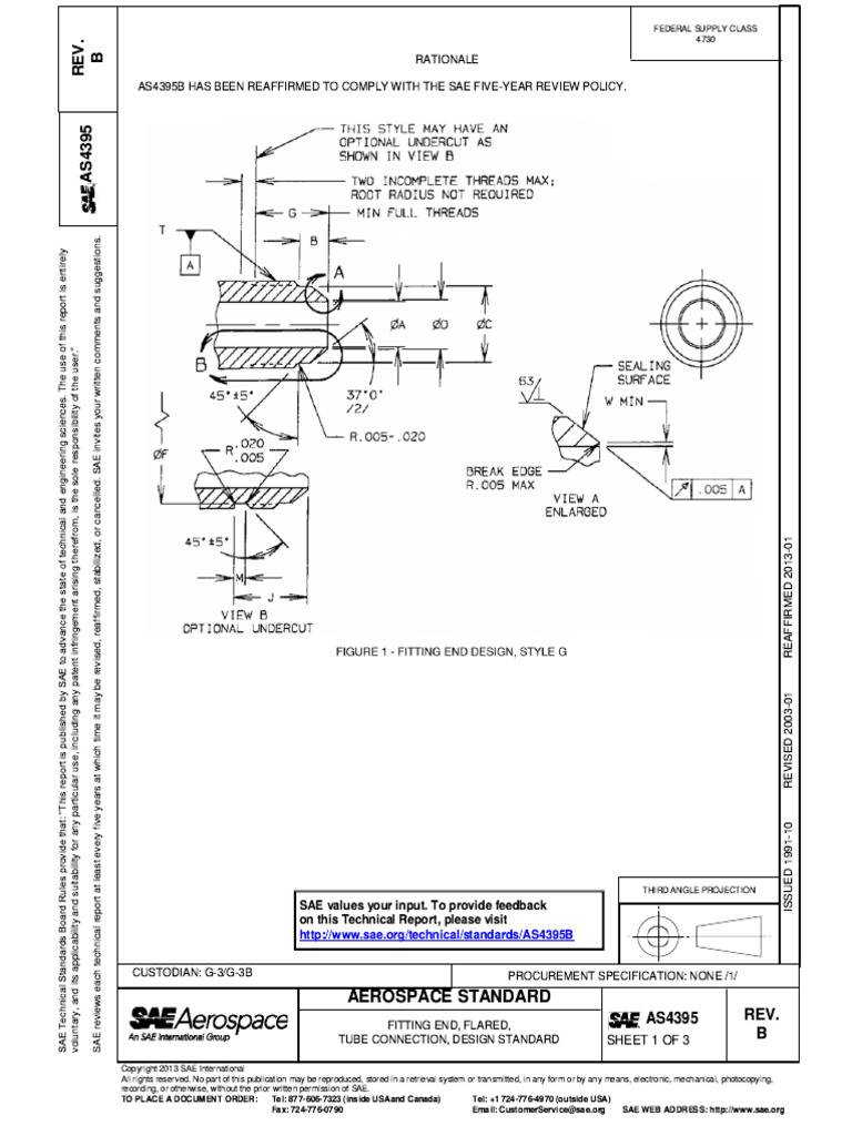 AS4395 Flared Tube Connection Standard | PDF | Intellectual Property Law