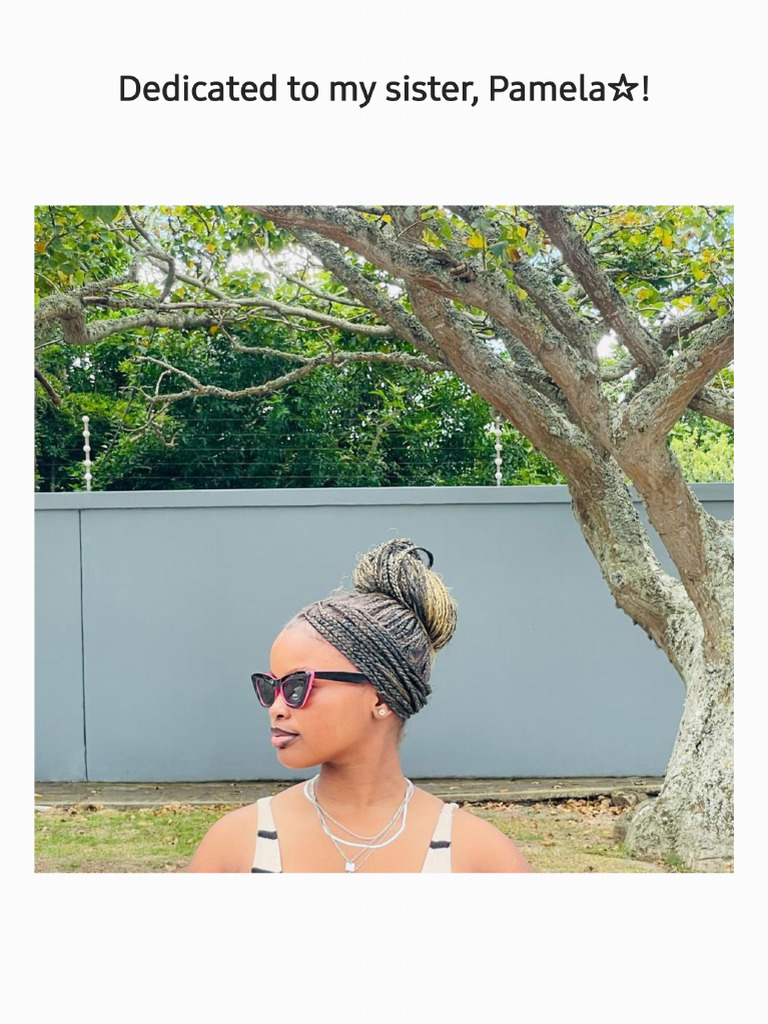 Dedicated To My Sister, Pamela! - 241119 - 204823 | PDF