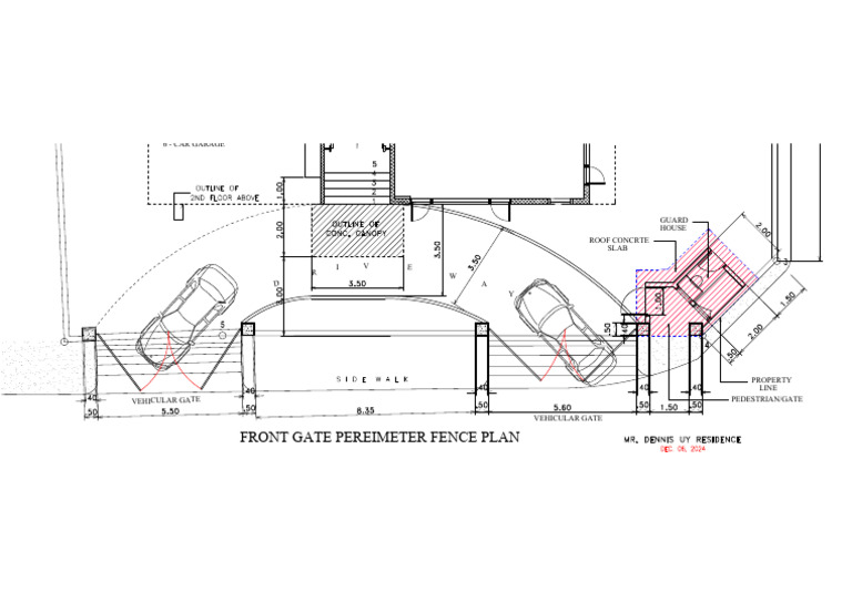 Front Gate Perimeter Fence Plan (1) | PDF