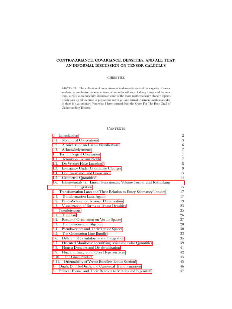 Tensors (Tiee) | PDF | Tensor | Vector Space