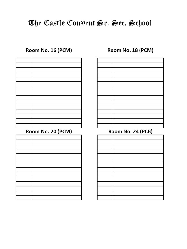 Seating 11 Science | PDF