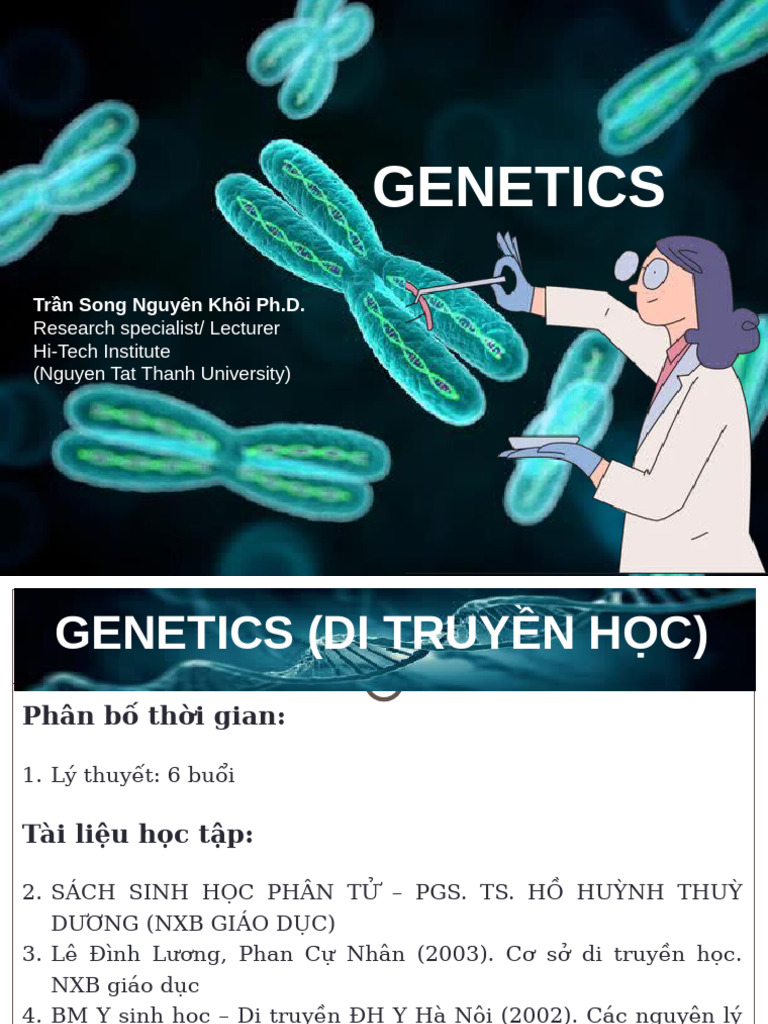 Buoi 1 - Principles of Molecular Genetics | PDF