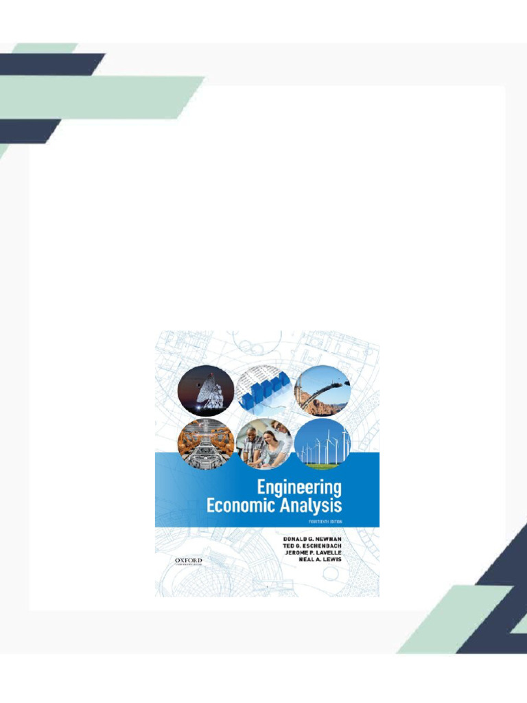 (Ebook) Engineering Economic Analysis, 14th Edition by Donald G. Newnan ISBN 9780190931919 ...