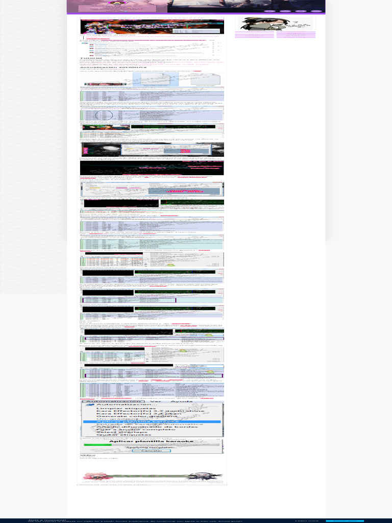 Aegisub Karaoke | PDF