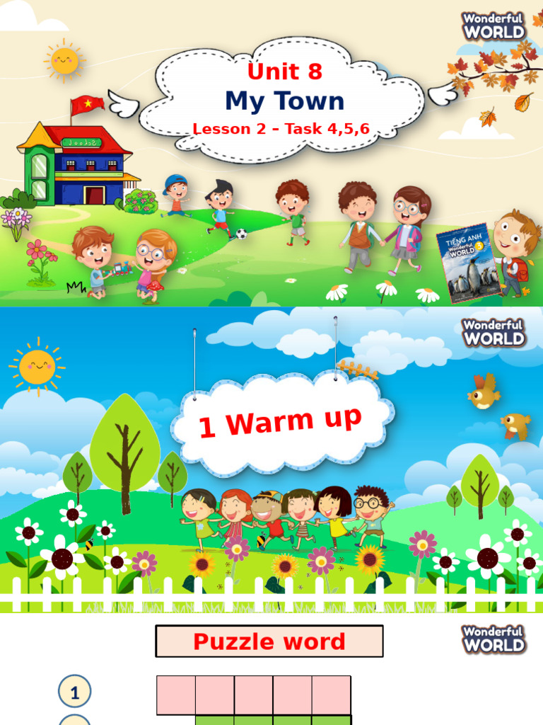 Unit 8 Lesson 2: My Town Activities | PDF
