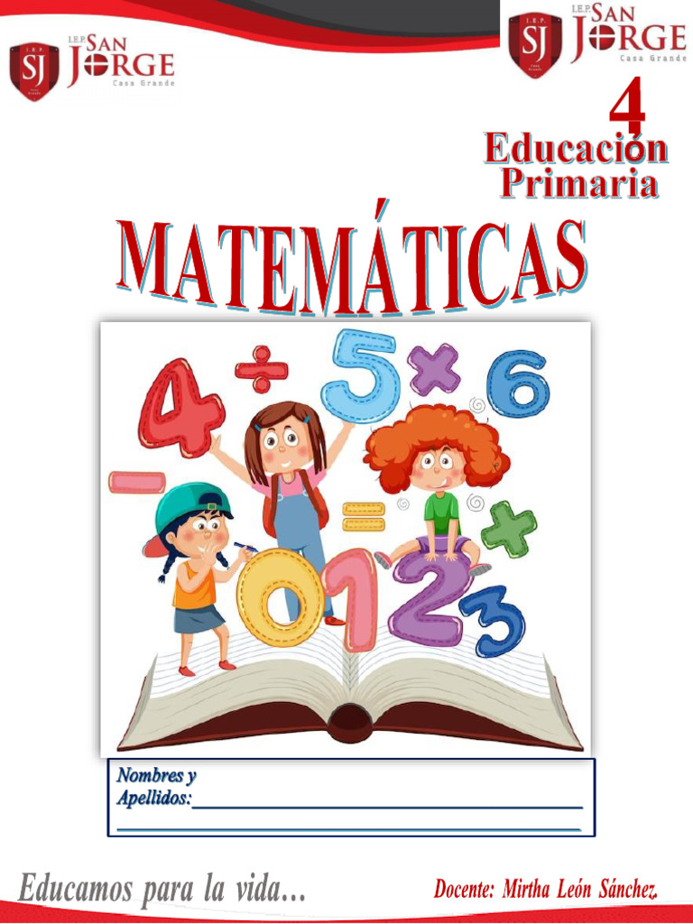 4° P - Matemáticas (alg-arit-geom) (3) | PDF