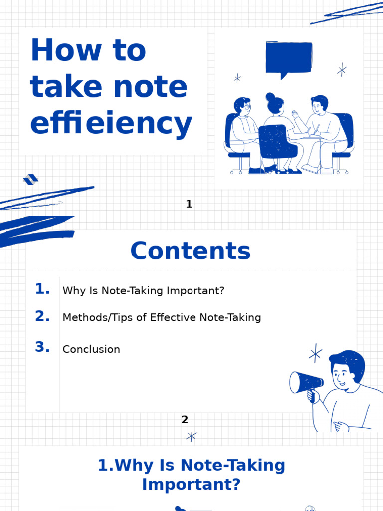 How to Take Note Effectively | PDF