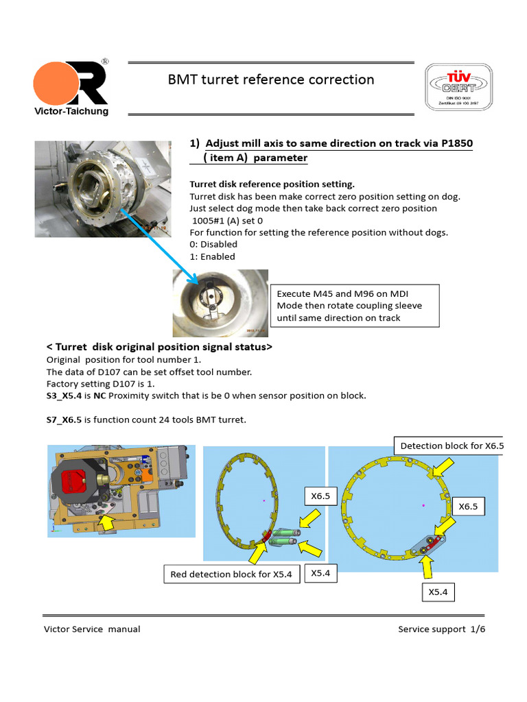 BMT Turret Reference Correction - EN | PDF | Gear | Mechanical Engineering