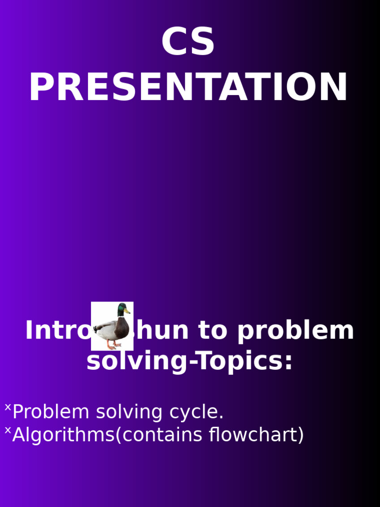 Cs Presentation | PDF