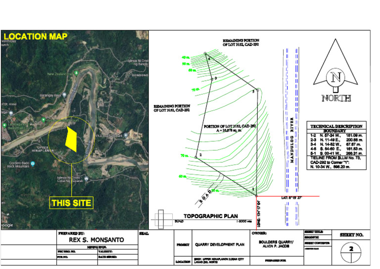 TOPOGRAPHIC PLAN Sample | PDF