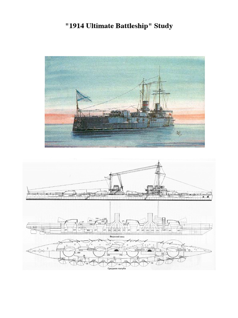 Russian 16-Inch Gun Battleship Projects 03 | PDF