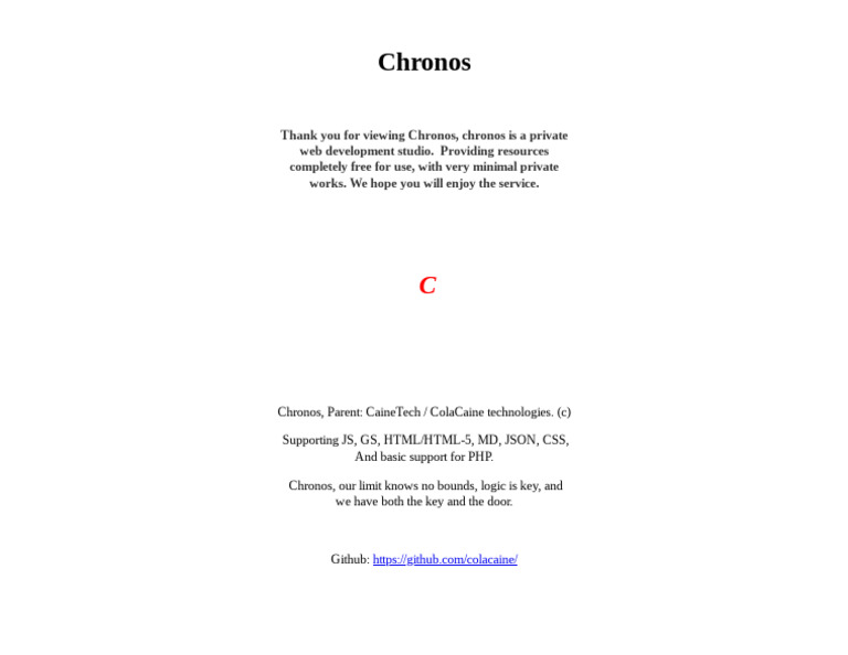 Chronos | PDF