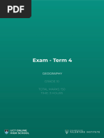 Geography Grade 10 Paper 2 (Final Examination 2022) | PDF | Water ...