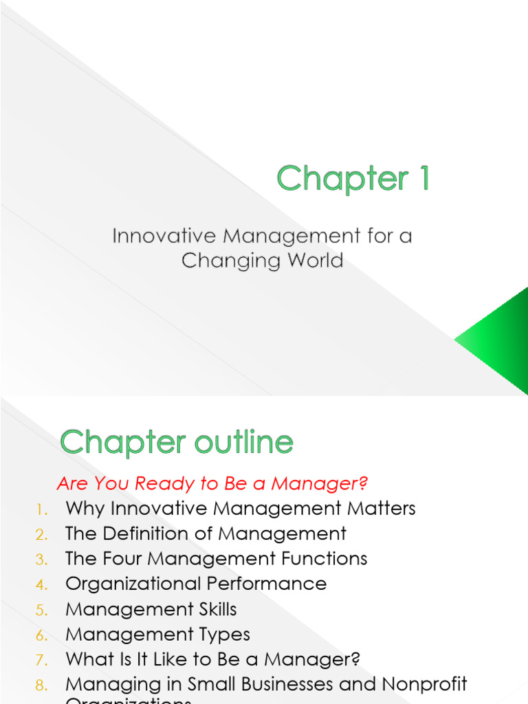 Daft11ePPT Ch01-For Students | PDF | Goal | Skill