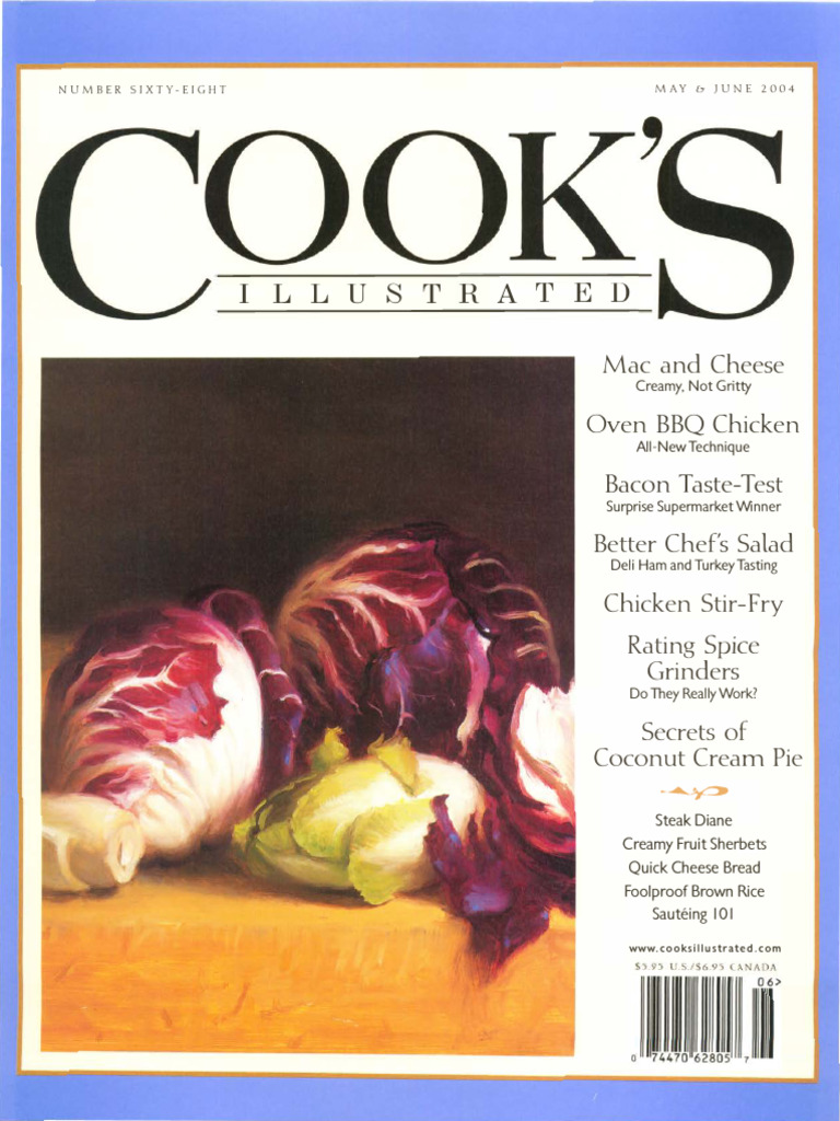 Cook's Illustrated 068 (May-Jun 2004) | PDF | Mentha | Foods